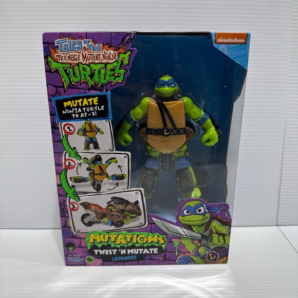 Nickelodeon | Toys | Teenage Mutant Ninja Turtles Leonardo Leo Twist N ...